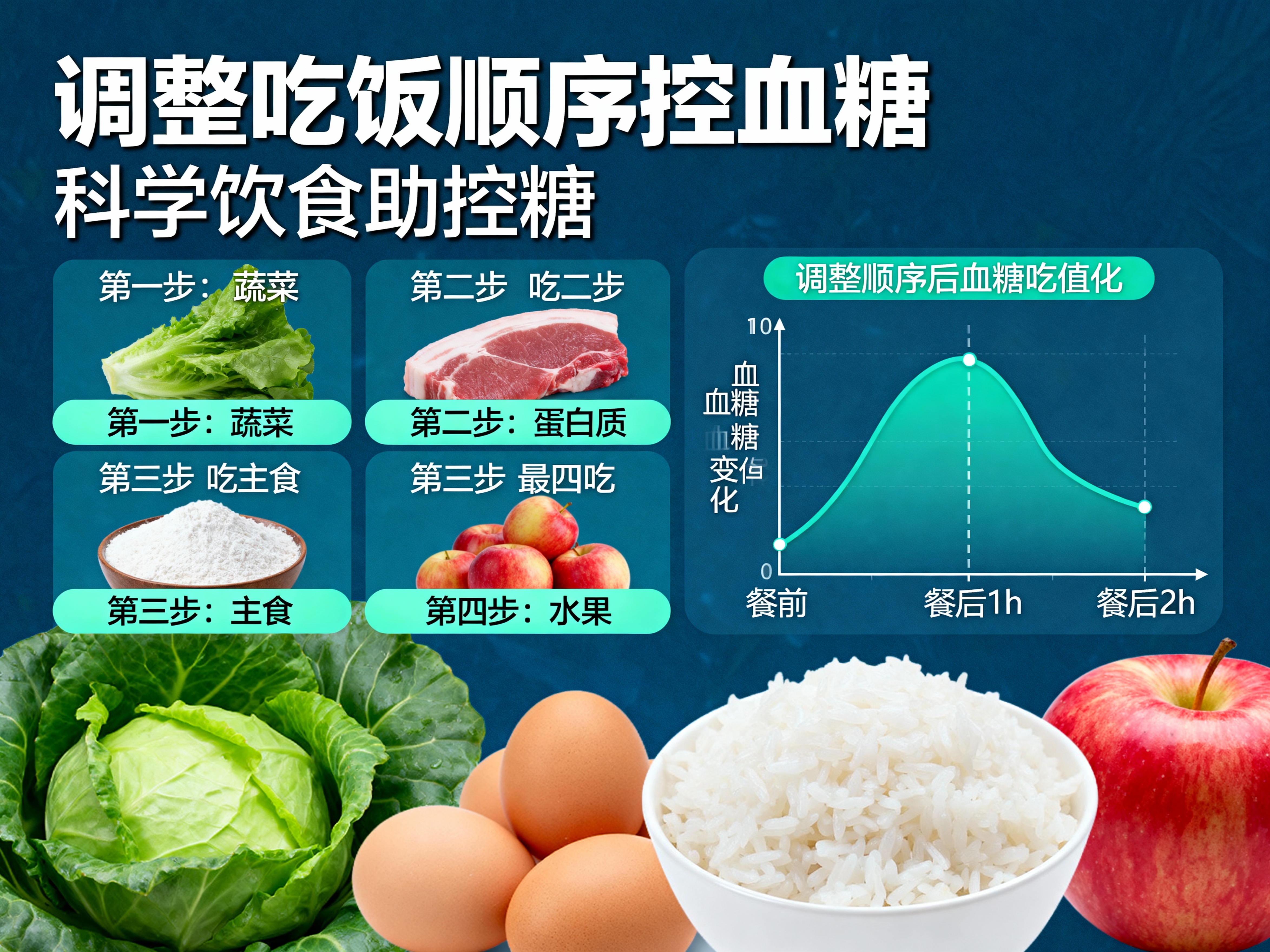 调整吃饭顺序控血糖